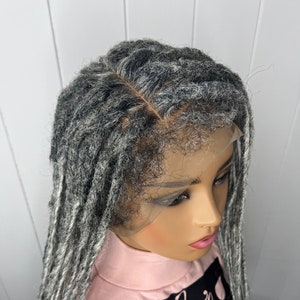 Gray Full Lisa Bonet Locs Dreads Wig - Etsy
