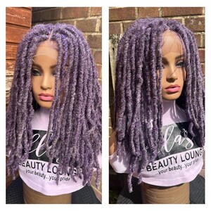 Purple Mix Faux Locs Natural Locs Dread Locs - Etsy
