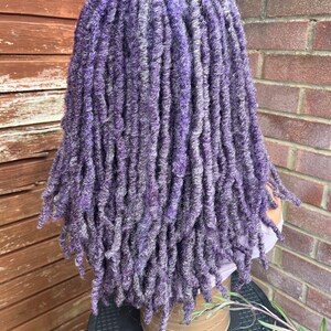 Purple Mix Faux Locs Natural Locs Dread Locs - Etsy