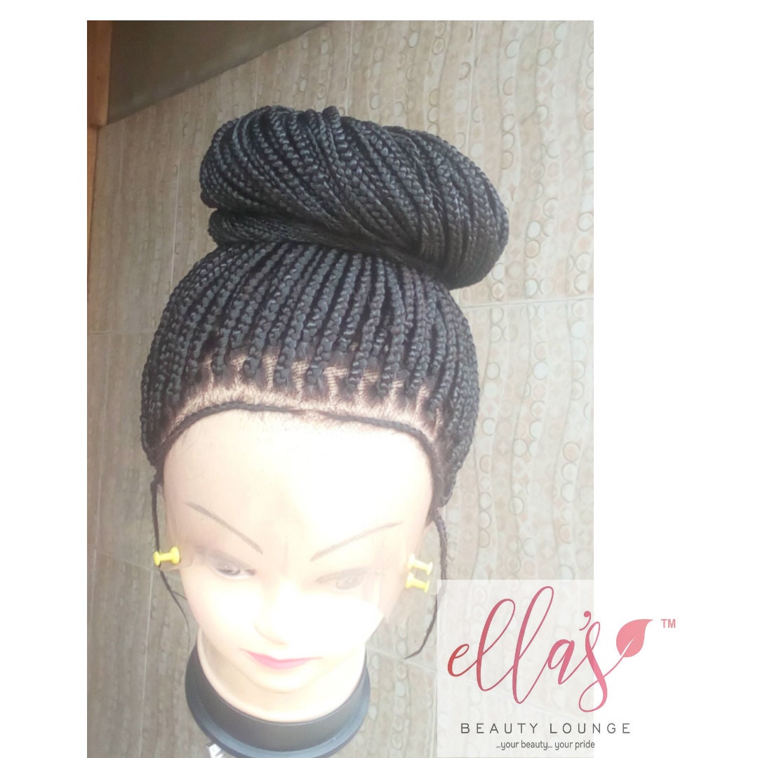 360 Degree Box Braided Wig senegalese twist faux locs braid | Etsy