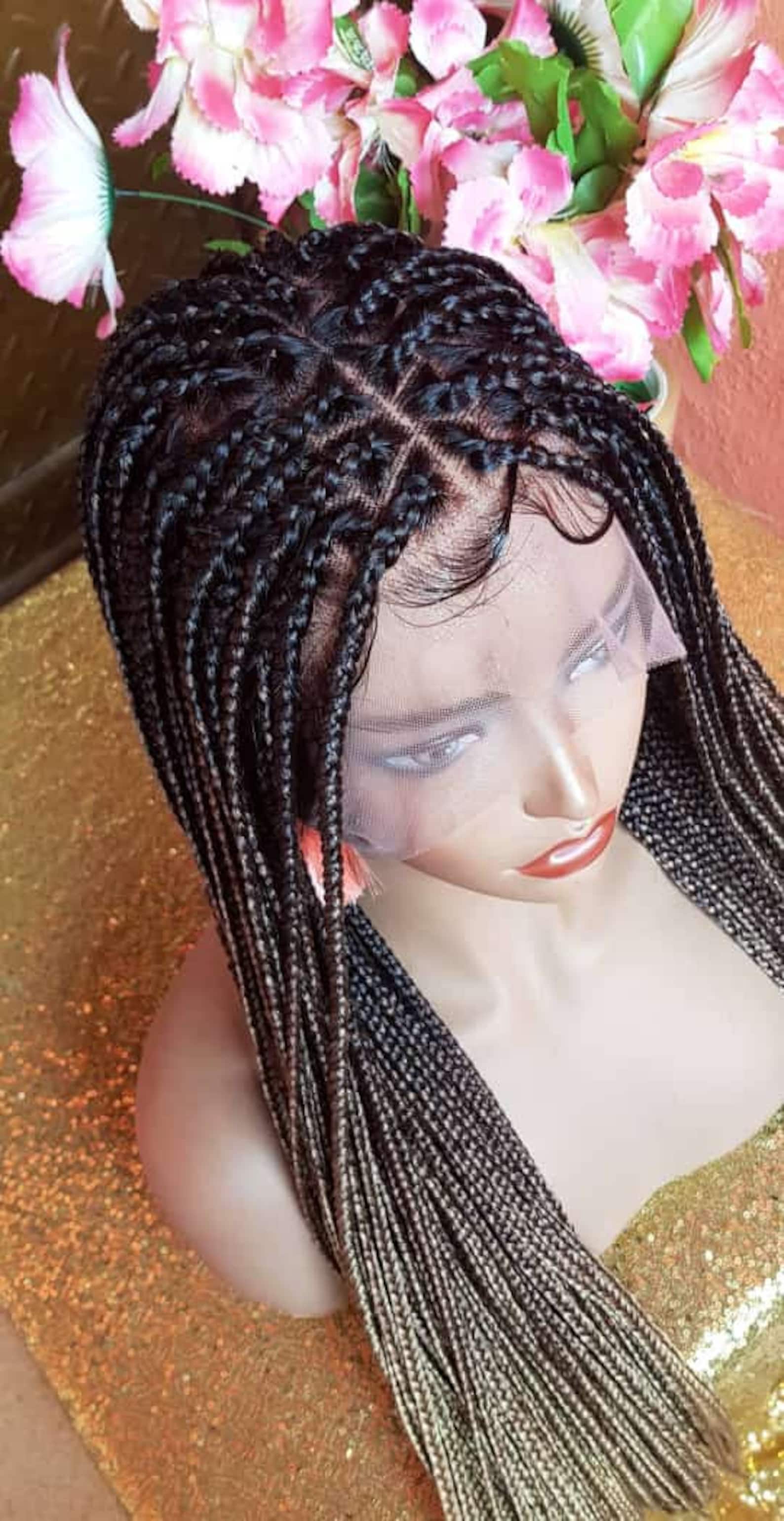 Full Lace Ombre Box Braided Wigs | Etsy