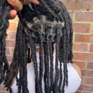 READY TO SHIP Black Reggae Locs Dreads Wig on a Full Lace - Etsy