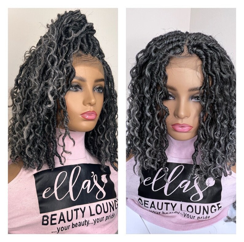 Messy Boho Goddess Dreads Loc Wig on Frontal - Etsy