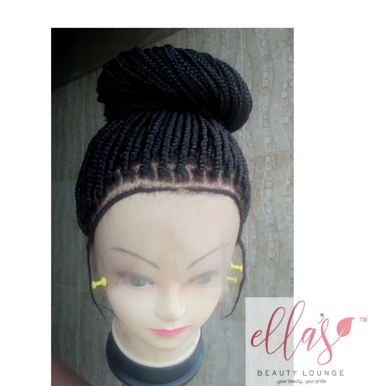 360 Degree Box Braided Wig senegalese twist faux locs braid | Etsy