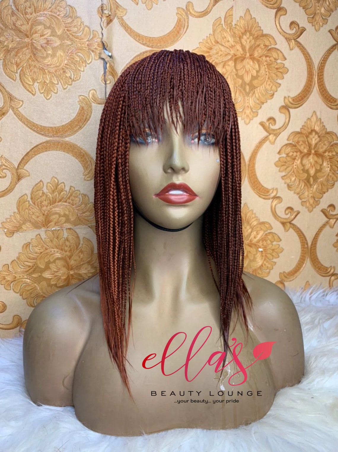 READY TO SHIP Short Braided Bangs Wig Fringe Braids Everyday - Etsy
