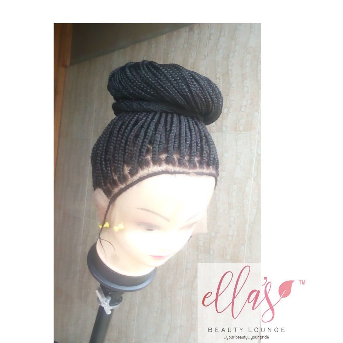 360 Degree Box Braided Wig senegalese twist faux locs braid | Etsy