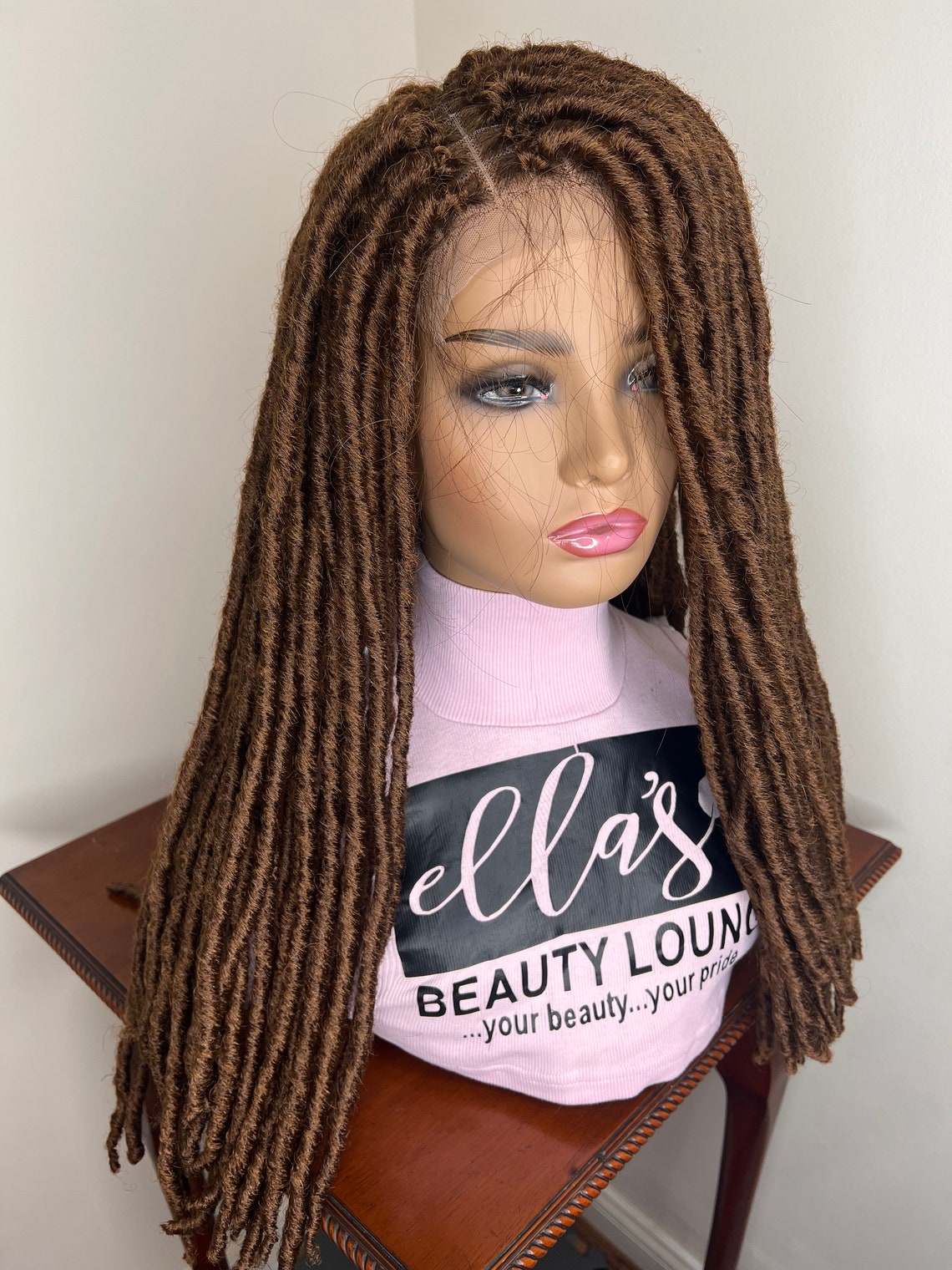 Brown Faux Locs Natural Locs Dread Locs - Etsy