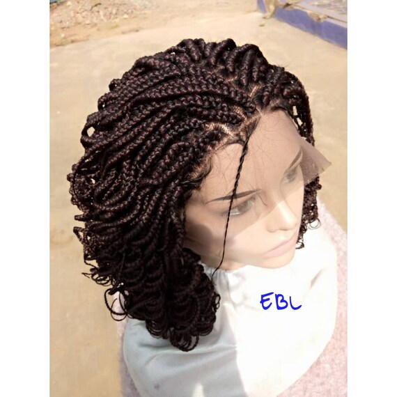 Box Braids With Crinkly Ends