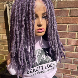 Purple Mix Faux Locs Natural Locs Dread Locs - Etsy