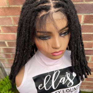 READY TO SHIP Black Reggae Locs Dreads Wig on a Full Lace - Etsy