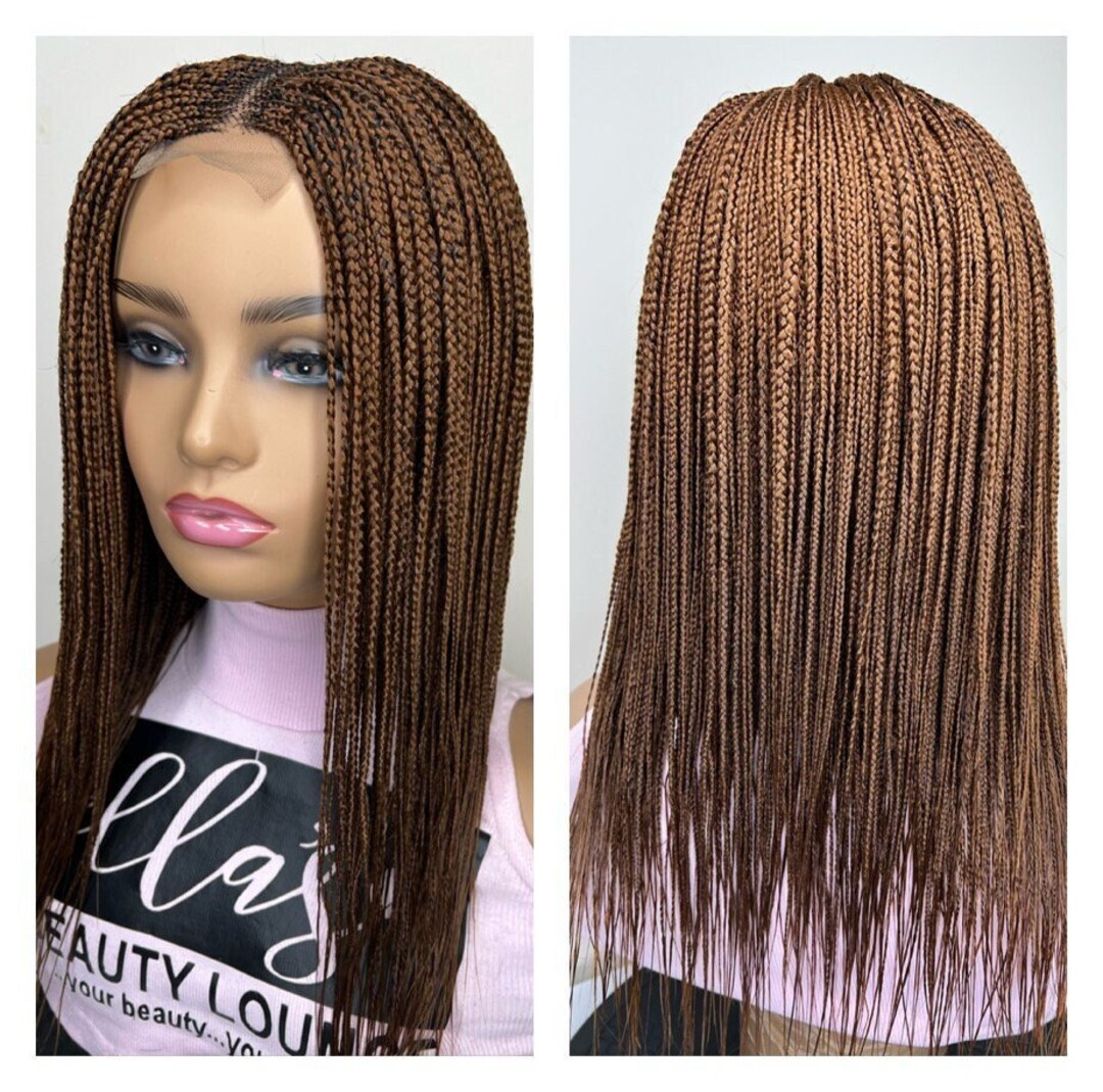 READY TO SHIP Small Box Braided Feathers Wig With Ghana Weaving - Etsy