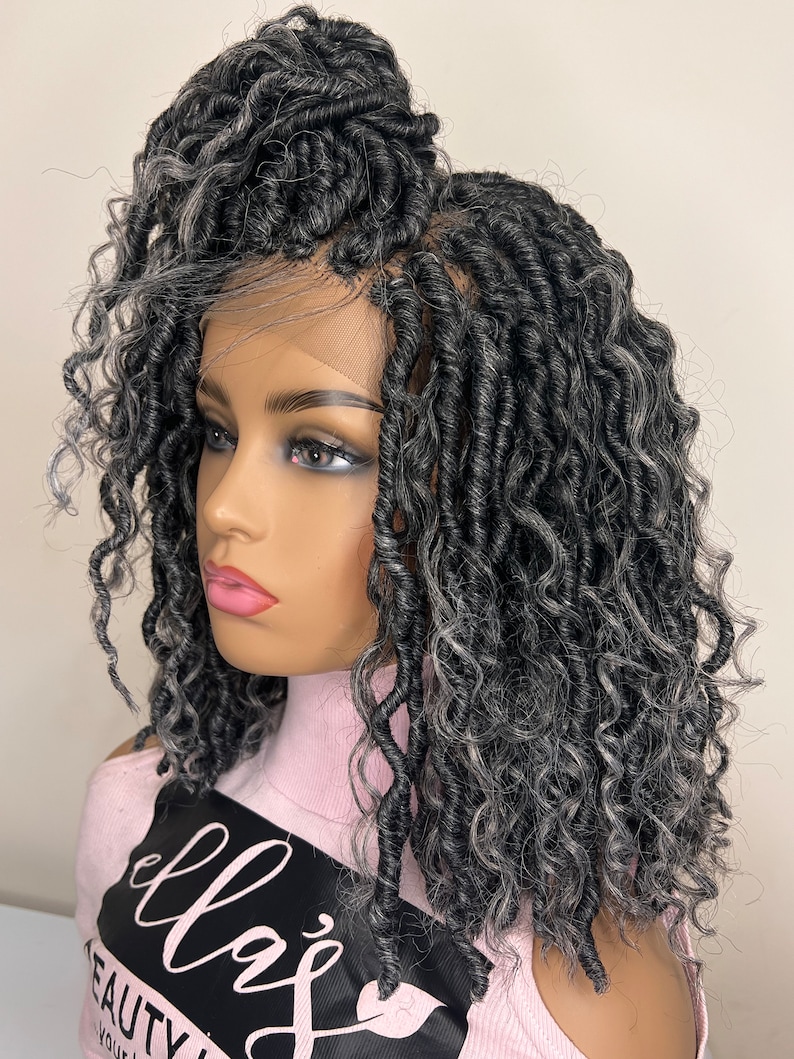 Messy Boho Goddess Dreads Loc Wig on Frontal - Etsy