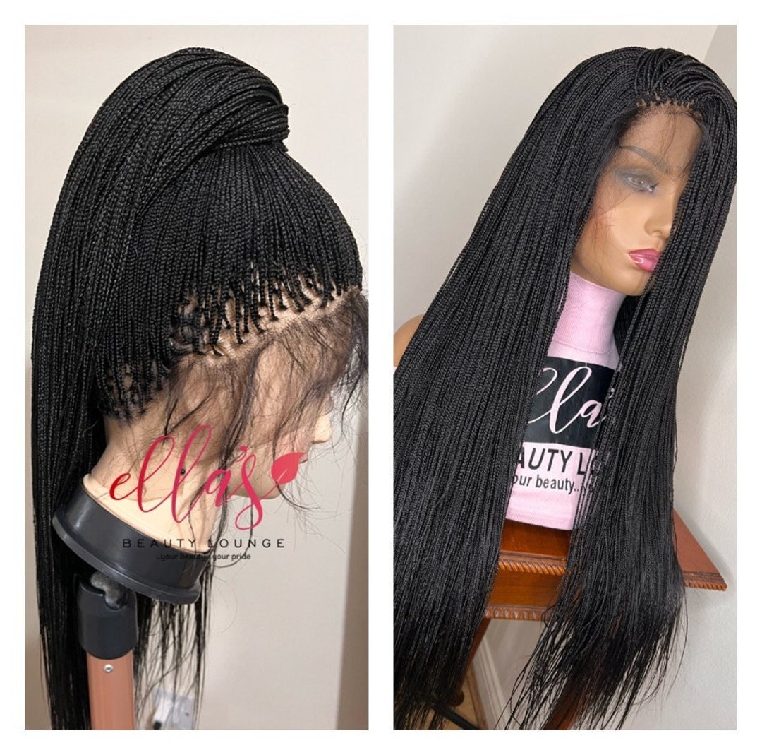 Full Lace Box Braided Wig - Etsy