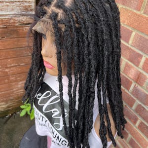 READY TO SHIP Black Reggae Locs Dreads Wig on a Full Lace - Etsy