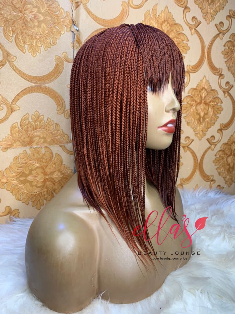 READY TO SHIP Short Braided Bangs Wig Fringe Braids Everyday - Etsy
