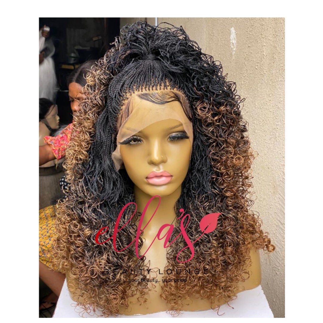 READY TO SHIP Curly Twisted Wig - Etsy