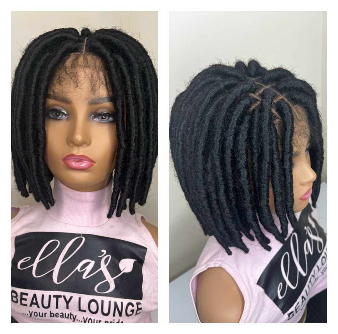 READY TO SHIP Bob Fat Dread Locs Wig on a 4x4 Closure - Etsy