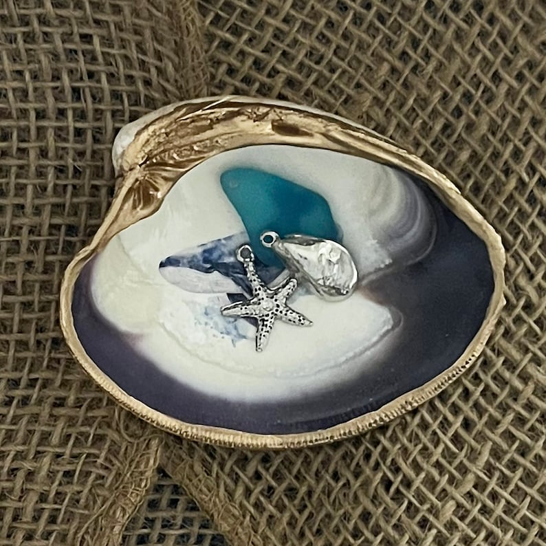 Blue Crab Trinket Dish. Quahog Shell. Wampum Clam Shells. Purple Shells ...
