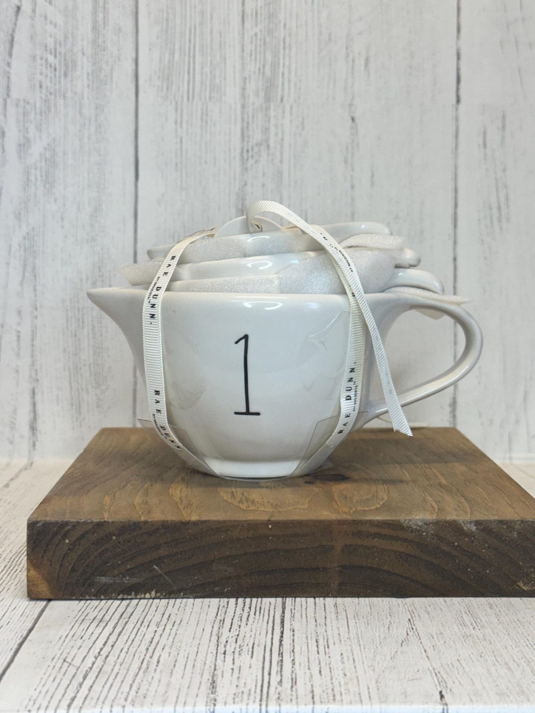 Rae Dunn Teacup Measuring Cups W/handles Set/4 - Etsy