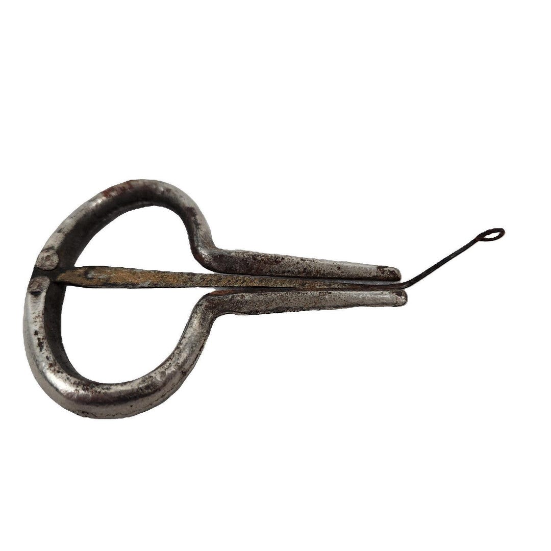 Antique English Jaw Harp Folk Musical Instrument Metal Mouth Harp 3.5 ...