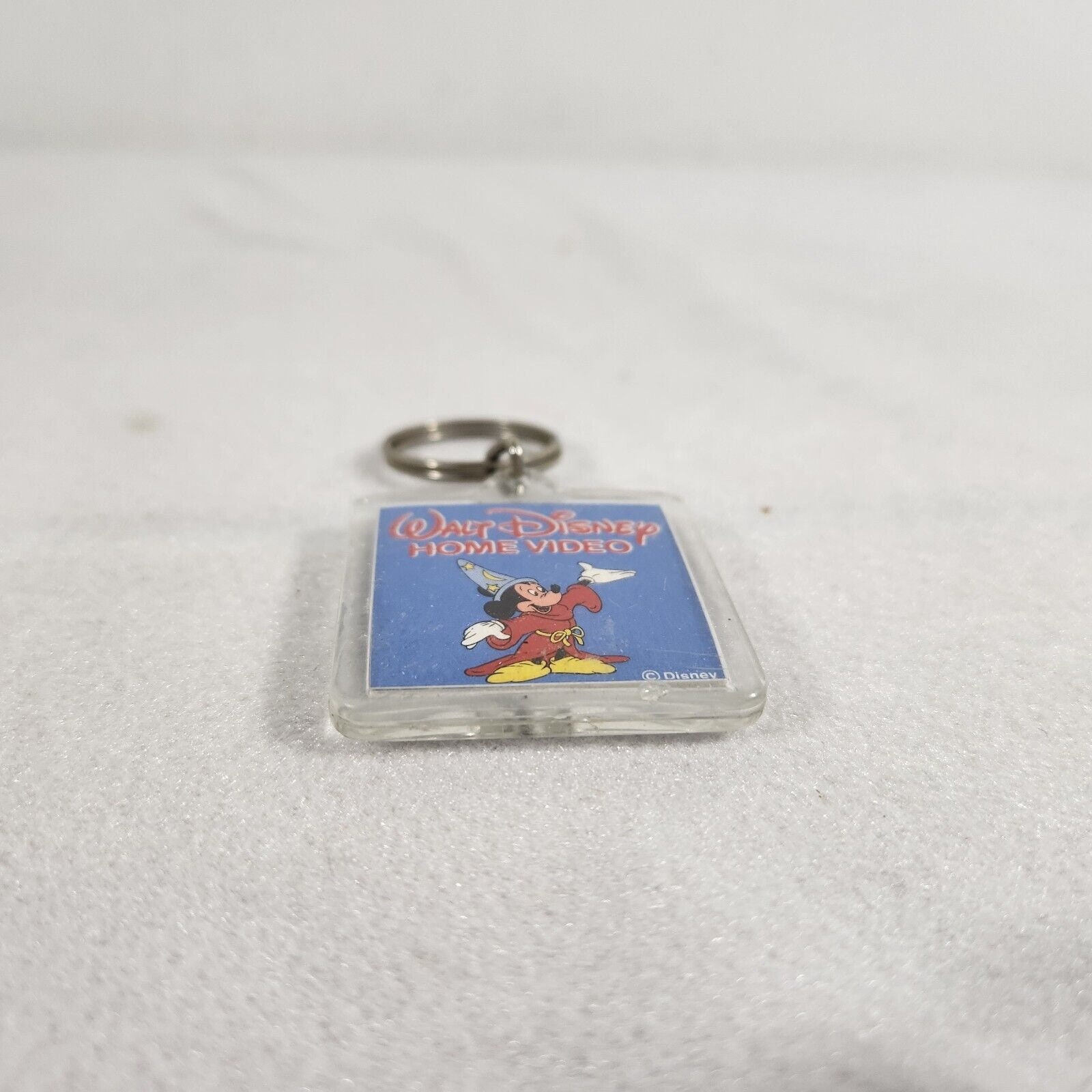 1980s Mickey Mouse Wizard Sorcerer Walt Disney Home Video Key Chain LN ...