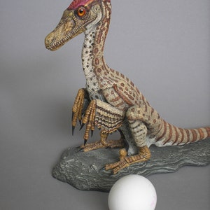 Velociraptor Raptor Bird Dinosaur Paleoart Sculpture Sculpture - Etsy