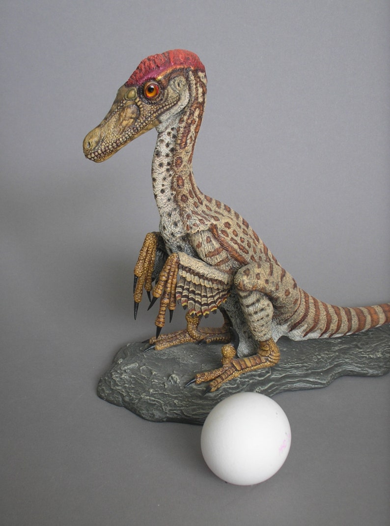 Velociraptor Raptor Bird Dinosaur Paleoart Sculpture Sculpture - Etsy