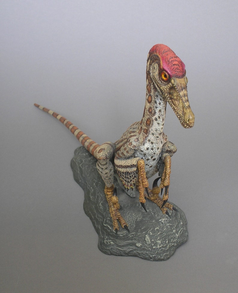 Velociraptor Raptor Bird Dinosaur Paleoart Sculpture Sculpture - Etsy