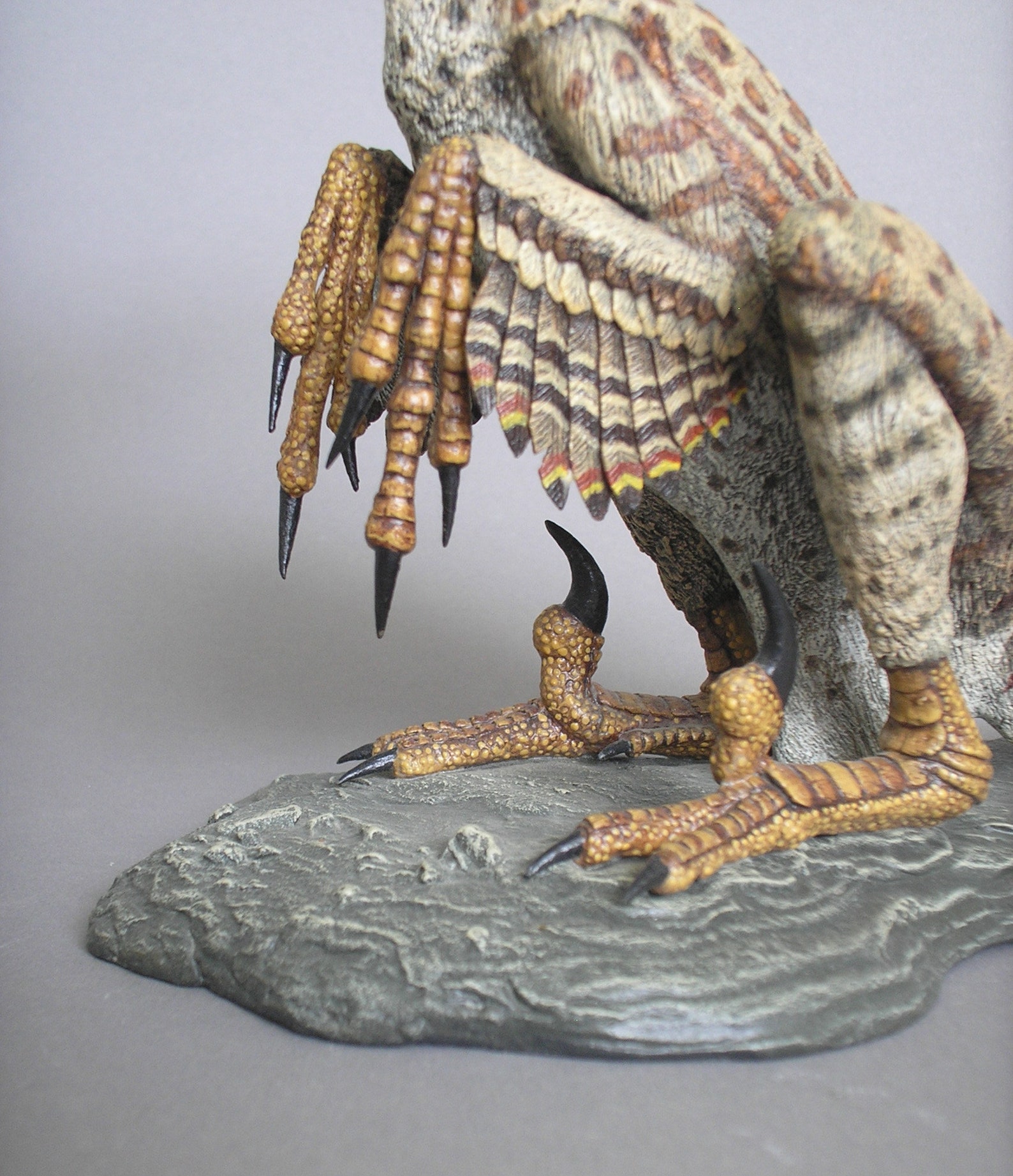 Velociraptor Raptor Bird Dinosaur Paleoart Sculpture Sculpture - Etsy