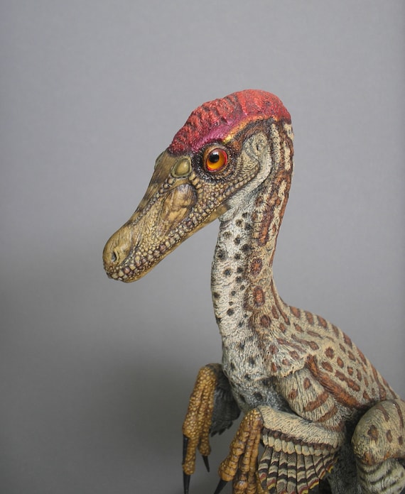 Velociraptor Raptor Bird Dinosaur Paleoart Sculpture Sculpture - Etsy