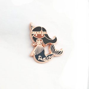 Maori Mermaid of New Zealand Hard Enamel Pin, Mermaids of the World ...