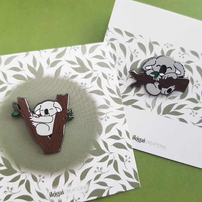 Special Edition Koala Pin Koala in a Gum Tree | Etsy