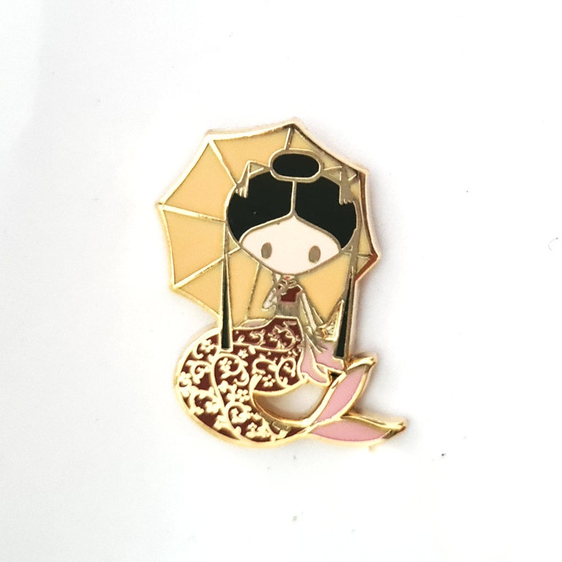 Mermaid of China Hard Enamel Pin Chinese Mermaid Mermaids of - Etsy