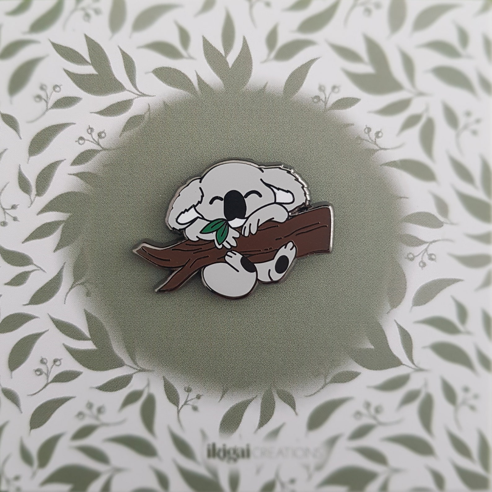 Special Edition Koala Pin Koala in a Gum Tree | Etsy