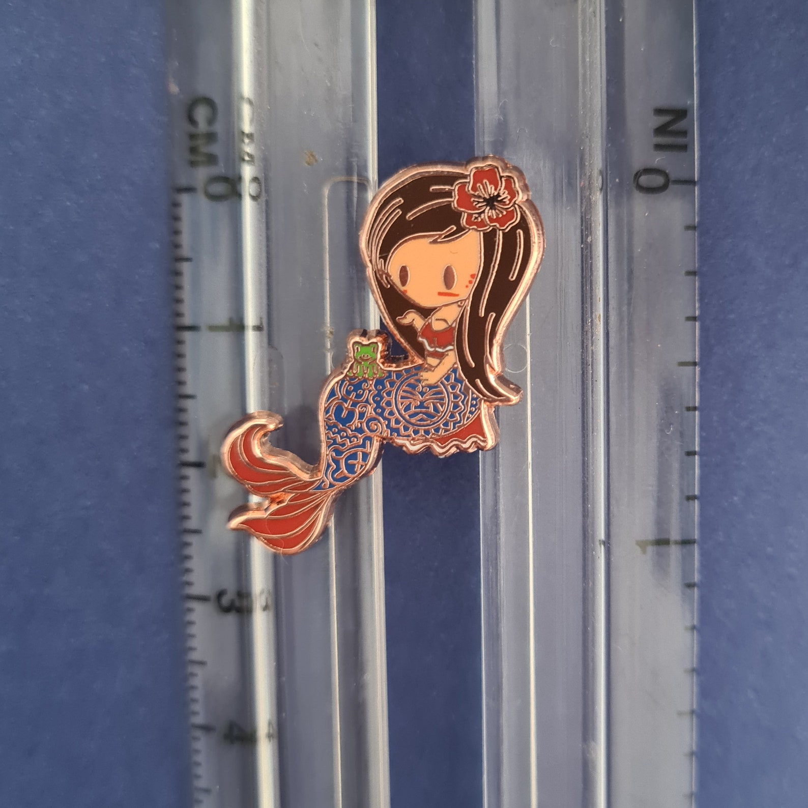 Taino Mermaid of Puerto Rico Hard Enamel Pin Mermaids of the | Etsy