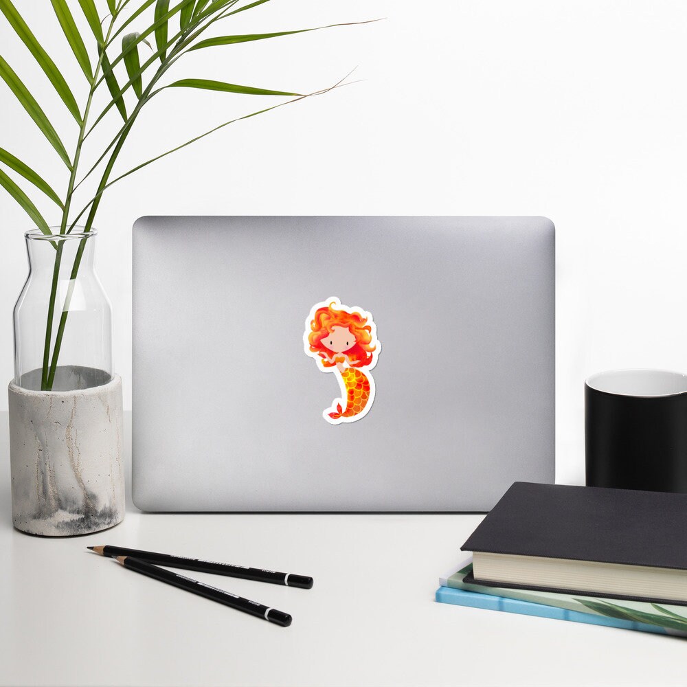 Leo Zodiac Mermaid Vinyl Sticker - Etsy