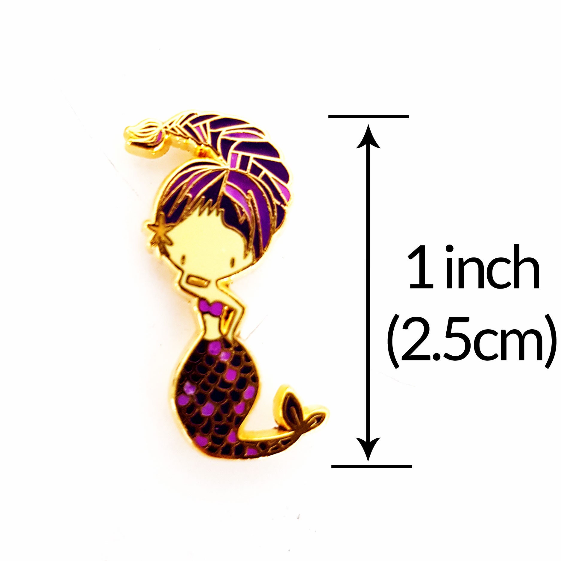 Kawaii Scorpio Zodiac Mermaid Enamel Pin | Etsy