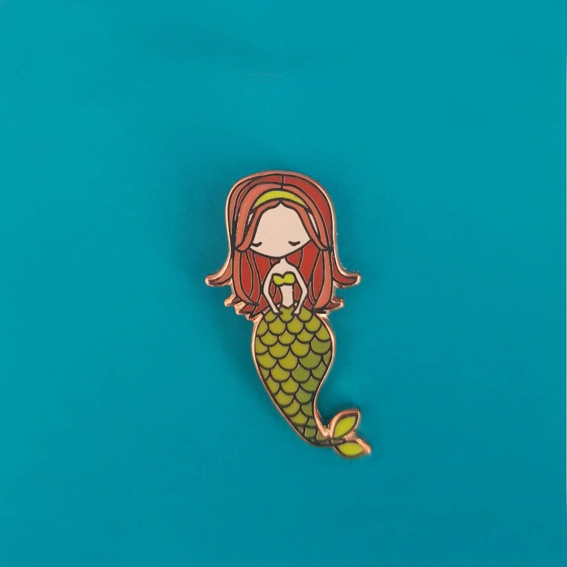 Kawaii Virgo Zodiac Mermaid Enamel Pin - Etsy