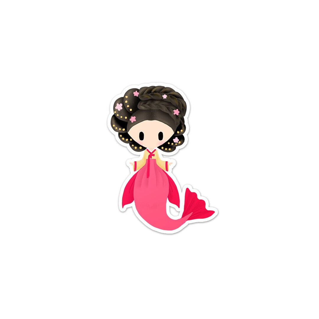 Mermaid of Korea Sticker (mermaids of the World Collection), Cute ...