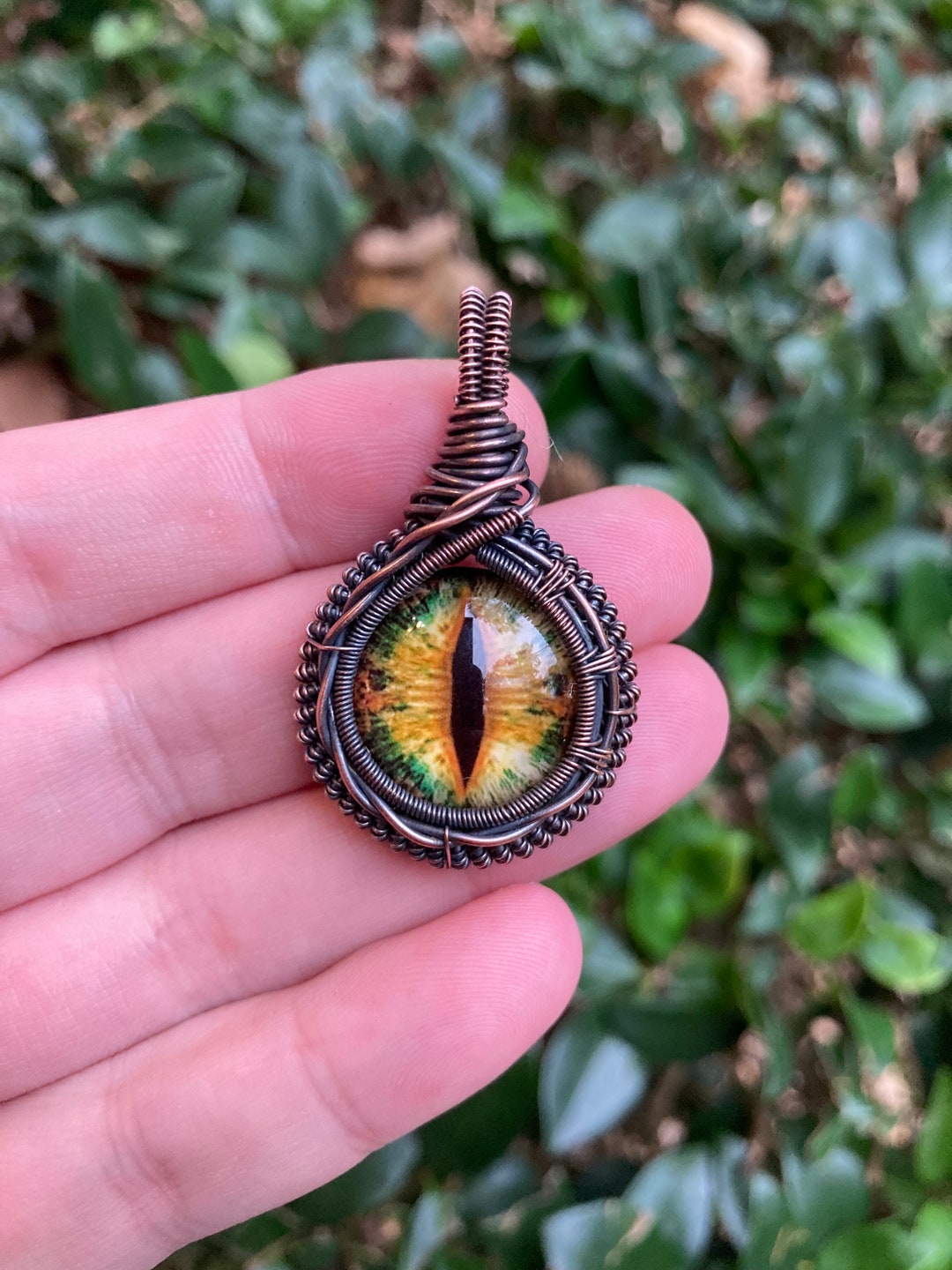 AWAKENING EYE PENDANT// Realistic Eye// Evil Eye// All Seeing Eye ...
