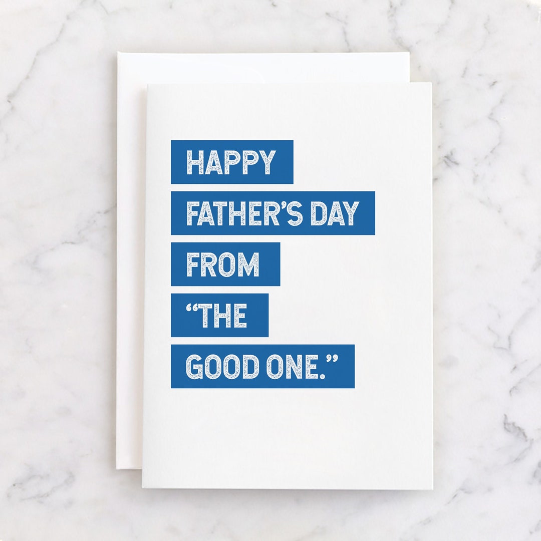 PRINTABLE Funny Fathers Day Card for Dad INSTANT DOWNLOAD | Good One - Etsy
