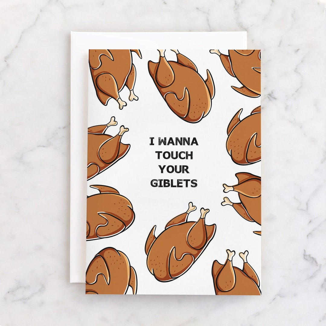 PRINTABLE Funny Turkey Card for Her Happy Thanksgiving - Etsy