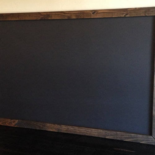 Framed Chalkboard Large MAGNETIC Chalkboard Rustic Framed - Etsy