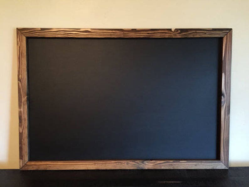 Framed Chalkboard 24x36 Large Chalkboard Rustic | Etsy