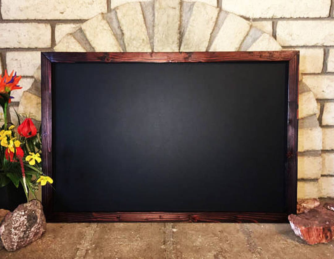 Large Chalkboard 24"x36" Big Chalkboard, Kitchen Chalkboard, Rustic ...
