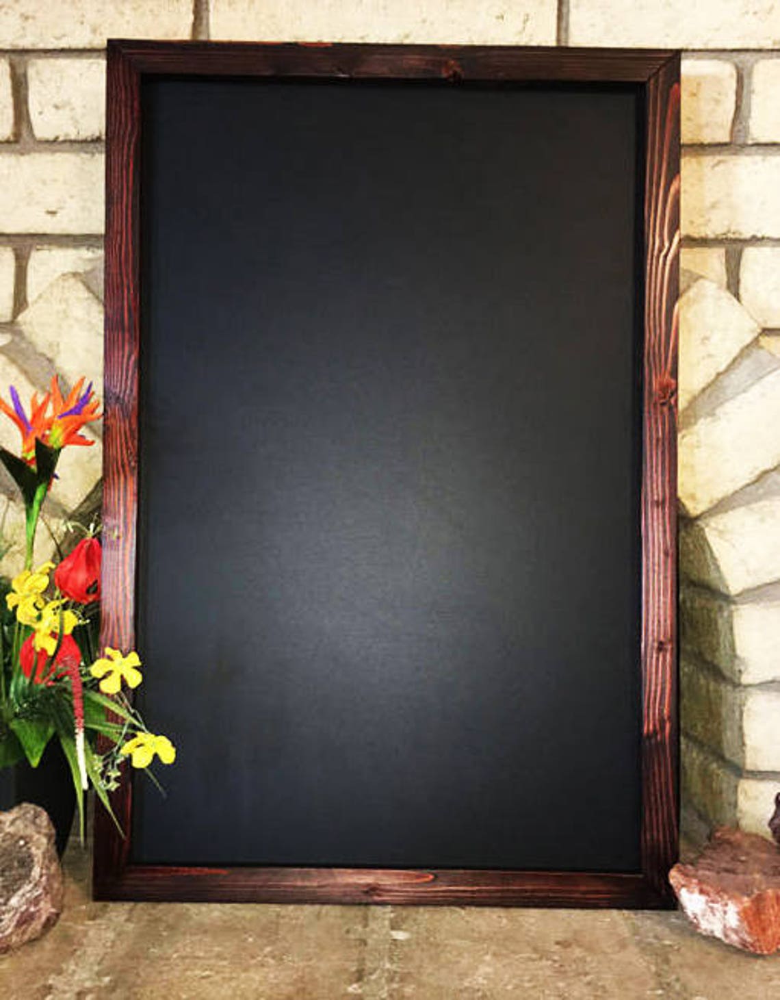 Large Chalkboard 24"x36" Big Chalkboard, Kitchen Chalkboard, Rustic ...