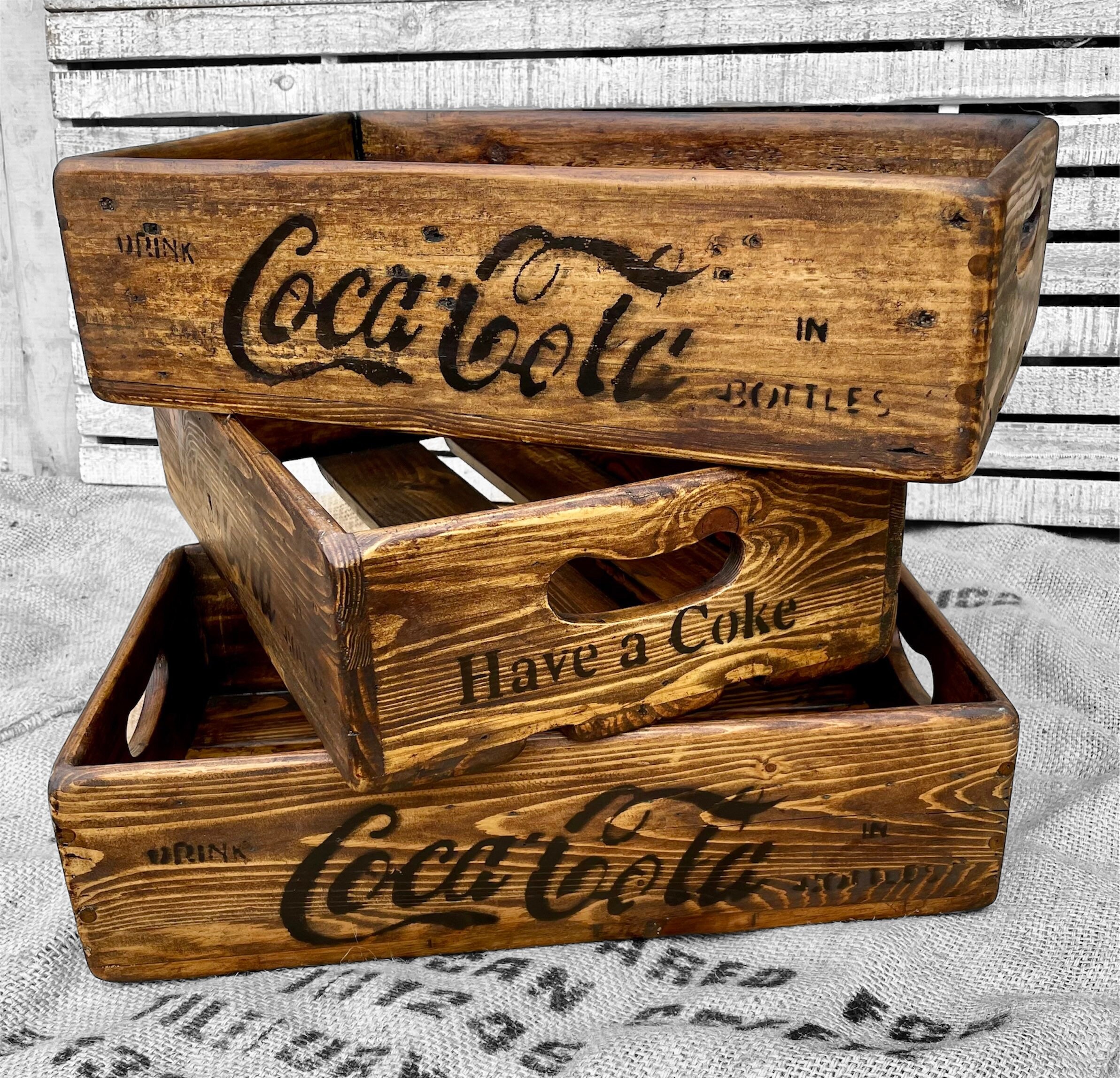 Coca Cola Wooden Crate for sale | Only 4 left at -60%