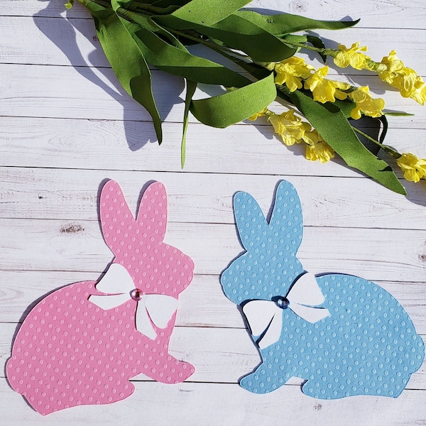 Bunny Paper Cut Outs - Etsy