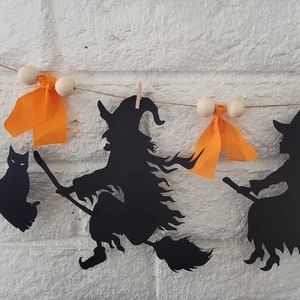 Halloween Witches, Halloween Banner, Halloween Garland, Witch Garland ...