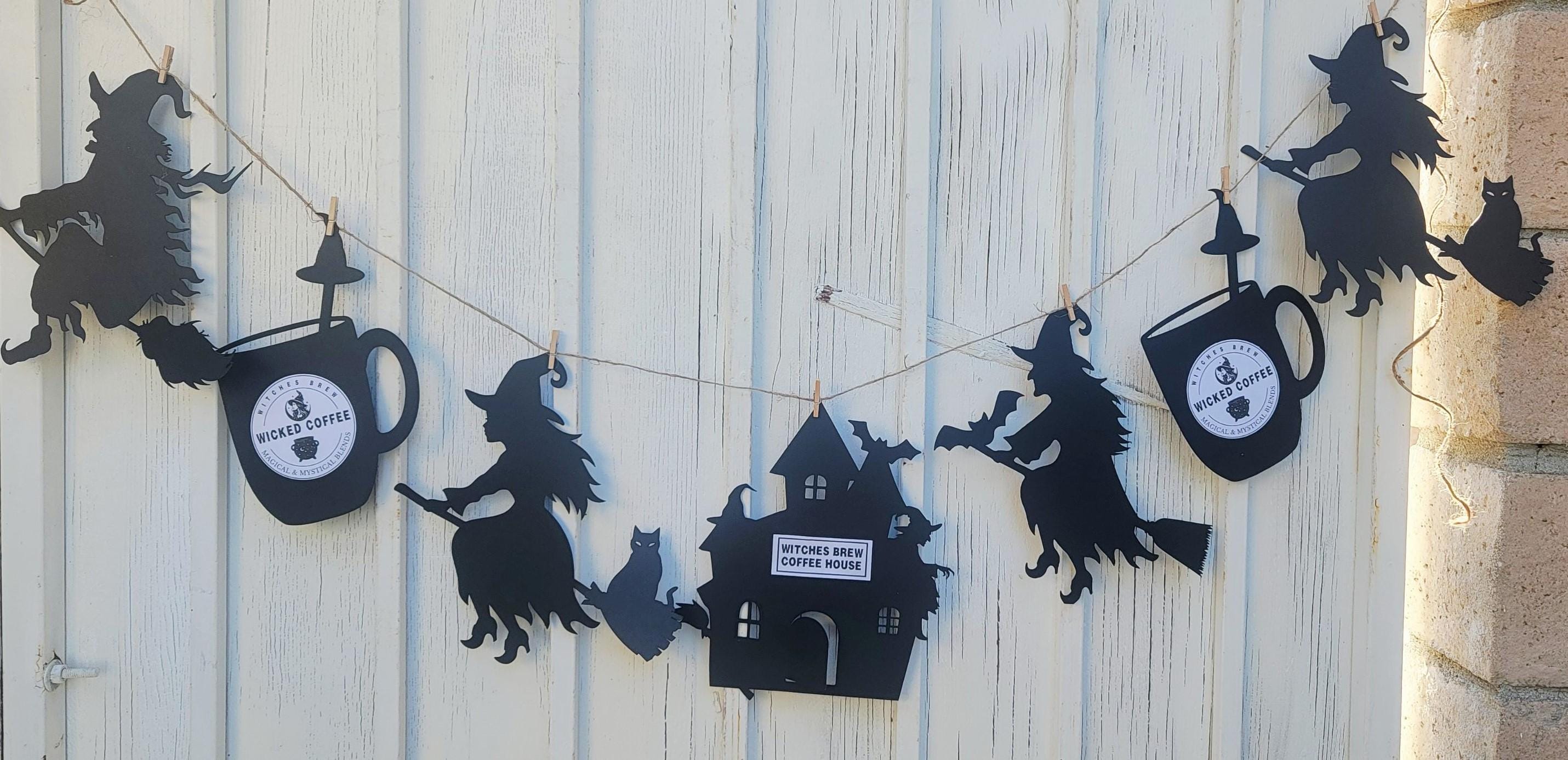 Halloween Witches, Halloween Banner, Halloween Garland, Witch Garland ...